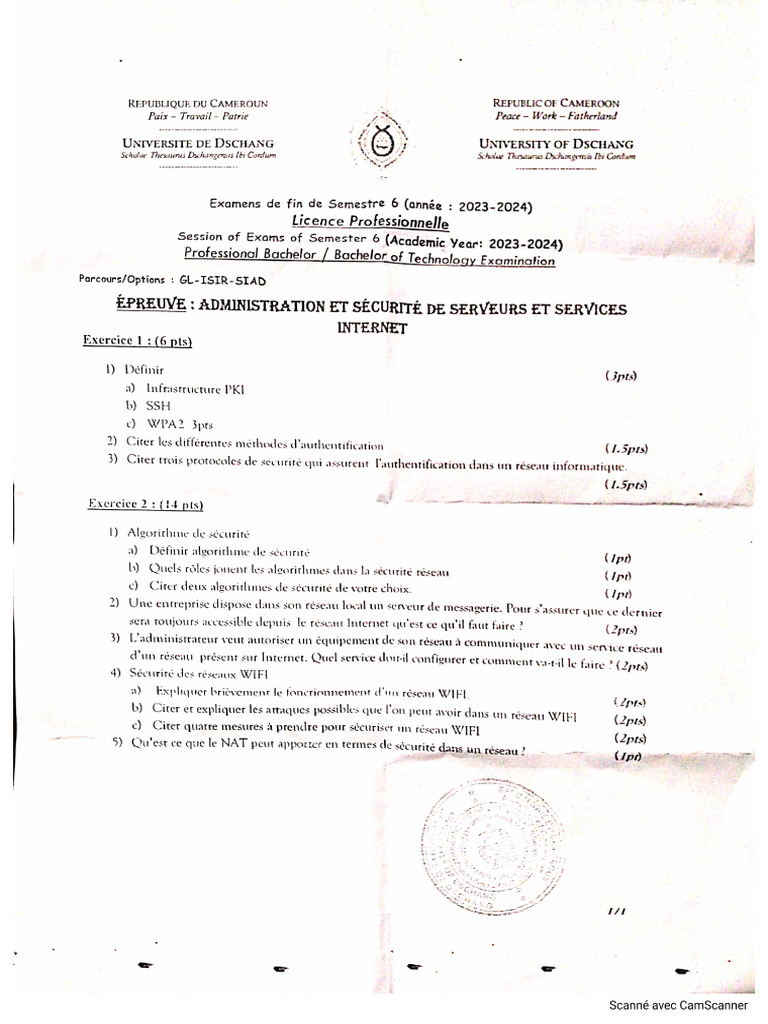 Banque Épreuves Lipro GL 2023-2024 Nar6 | PDF