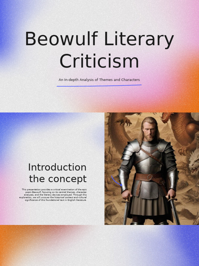 Beowulf Literary Criticism: An In-Depth Analysis of Themes and Characters | PDF | Beowulf | Hero