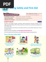 Class 5 - Revision Ws 2025 Chap3 Safety and First Aid | PDF