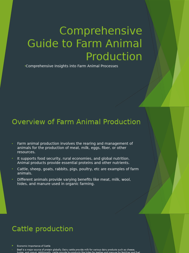 Farm Animal Production-Yirviel Delle | PDF | Sheep | Goat