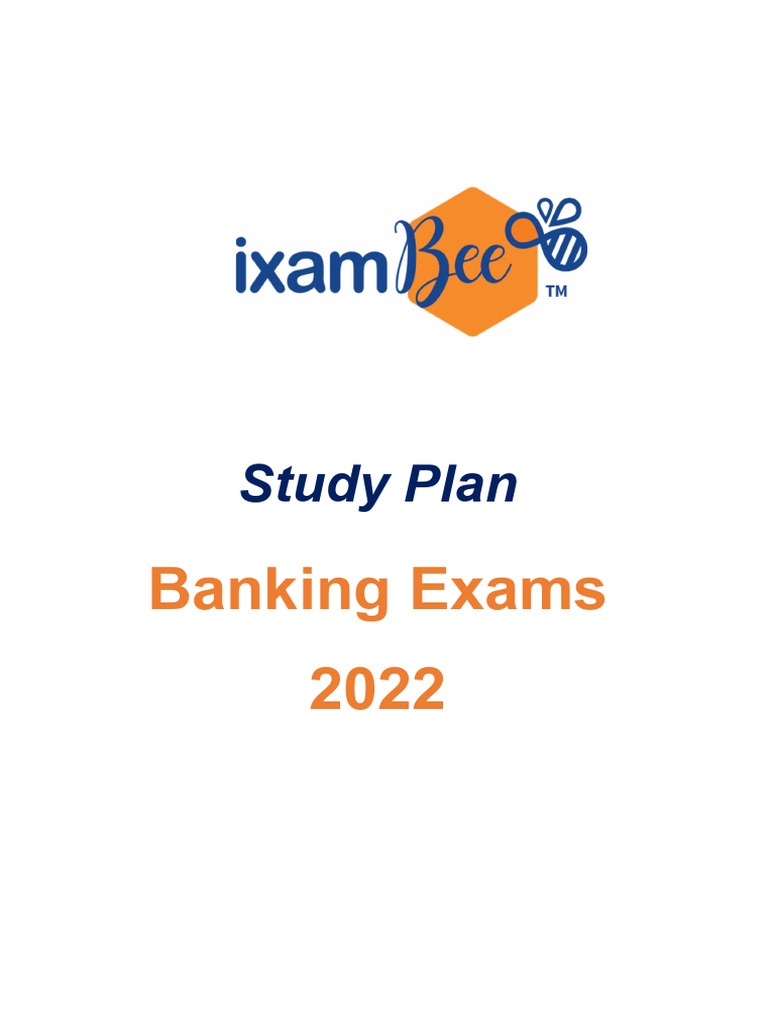 Bank Exam Study Plan 2022 | PDF | Linguistics | Grammar