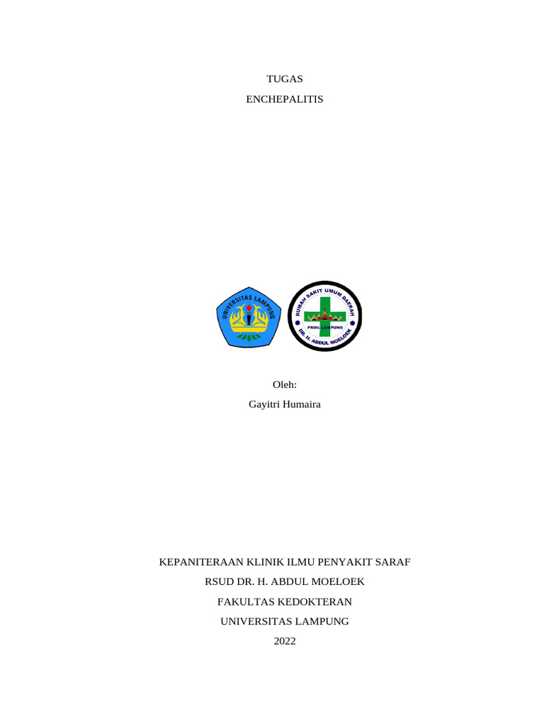 PR Ensefalitis | PDF