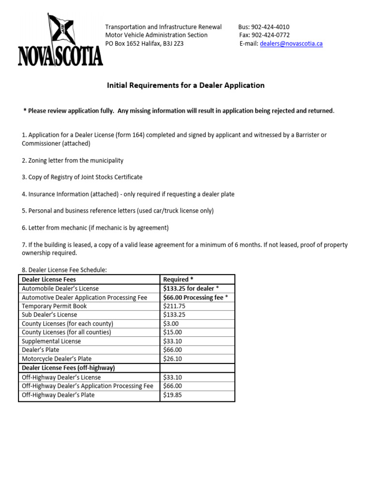 Dealler Application Fact Sheet | PDF