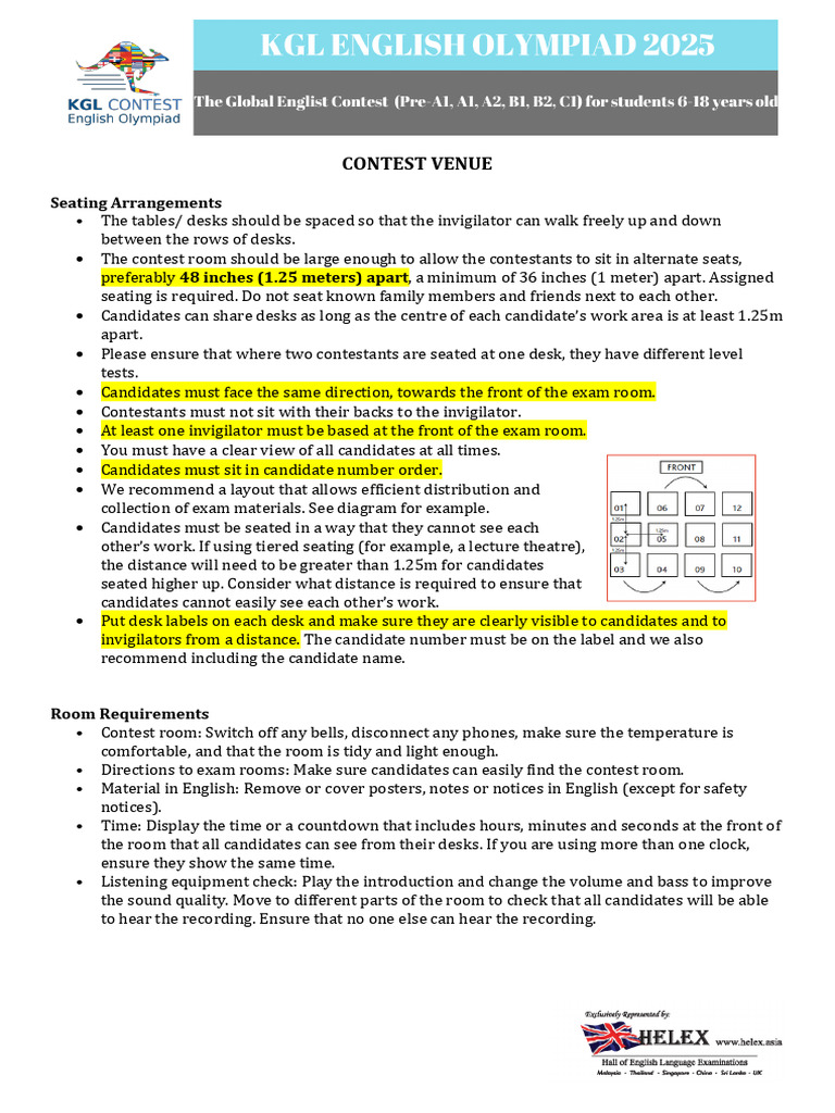 2025 KGL Seating Arrangements | PDF | Desk
