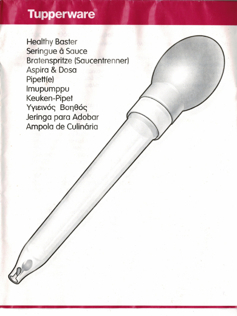 Tupperware Healthy Baster | PDF