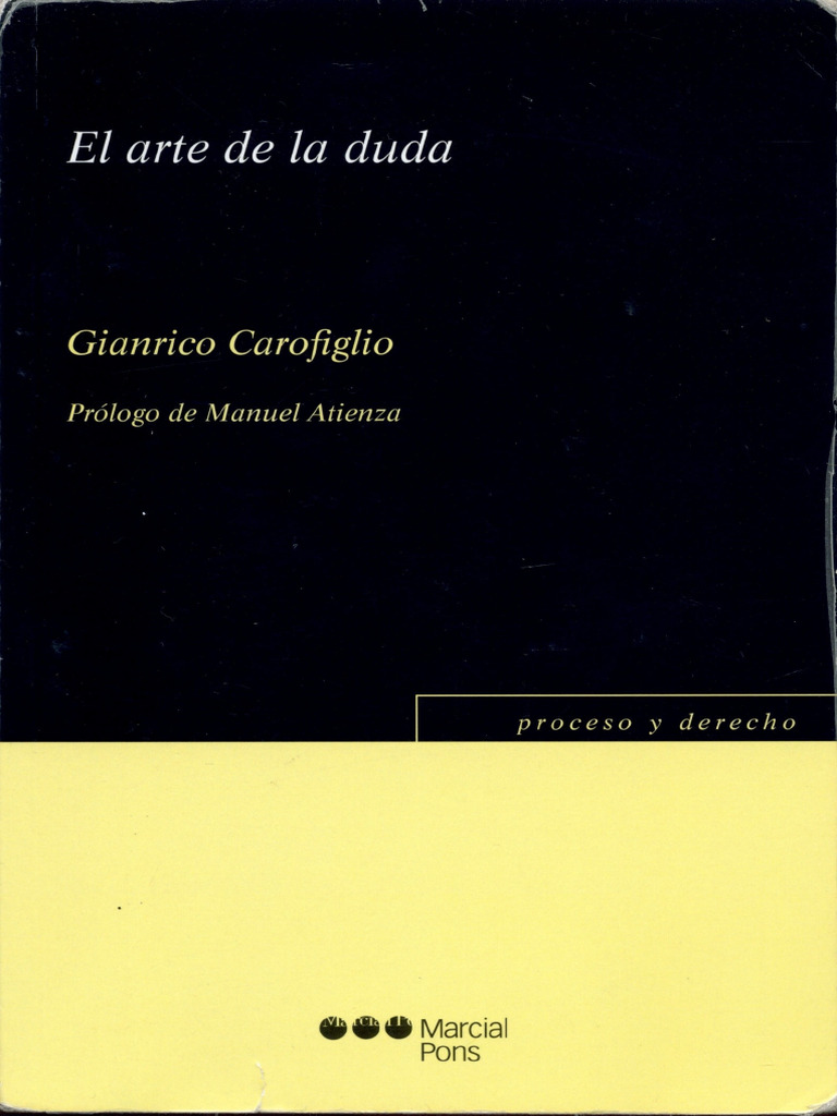 CAROFIGLIO - Gianrico - (El Arte de La Duda) | PDF
