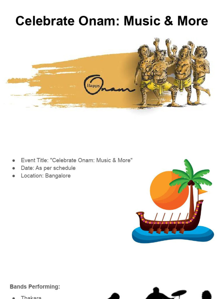 Celebrate Onam_ Music & More (1) | PDF