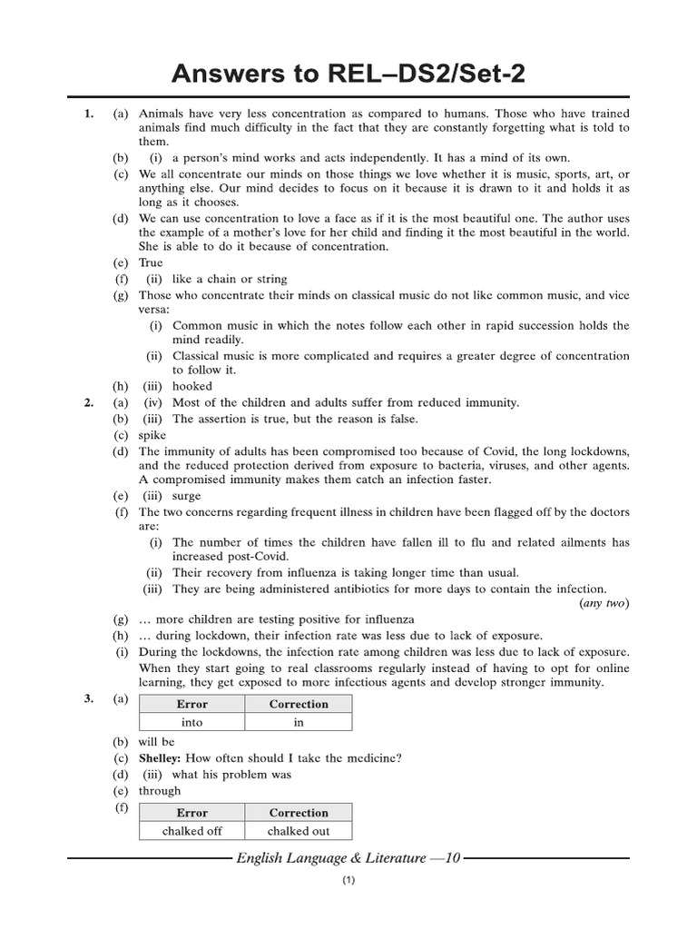 Eng Lang. & Lit. 10 Set - 2 - DS2 | PDF