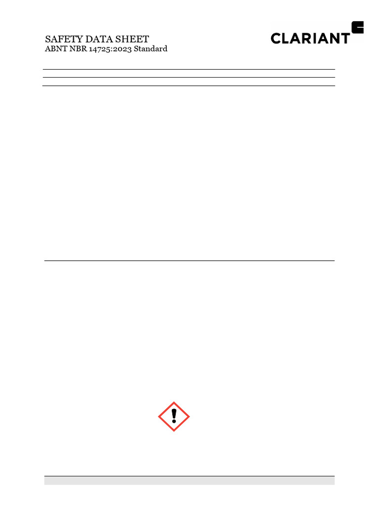 Clariant SDS NIPACIDE BNPD 20 Brazil English | PDF | Toxicity ...