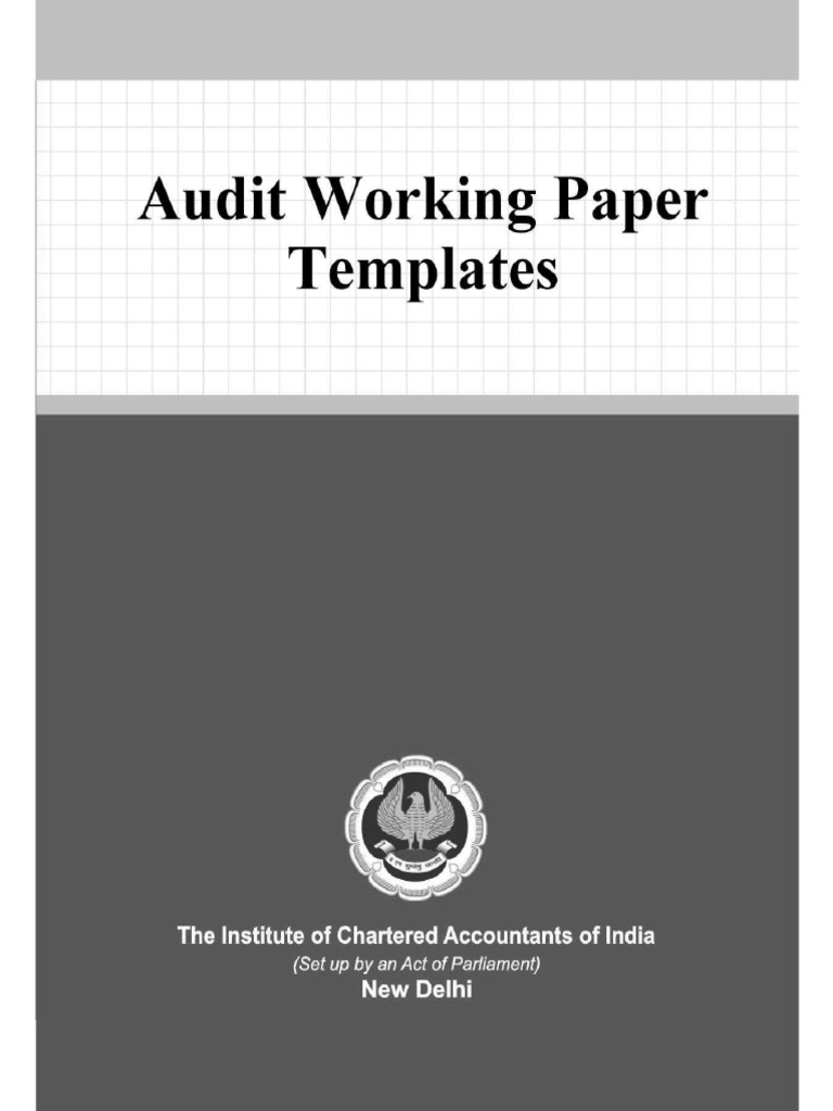 Audit Working Papers Template | PDF