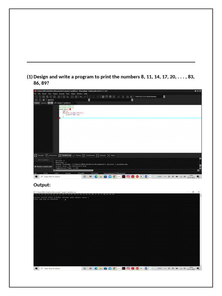 Design Algorithm Lab Da 1 | PDF