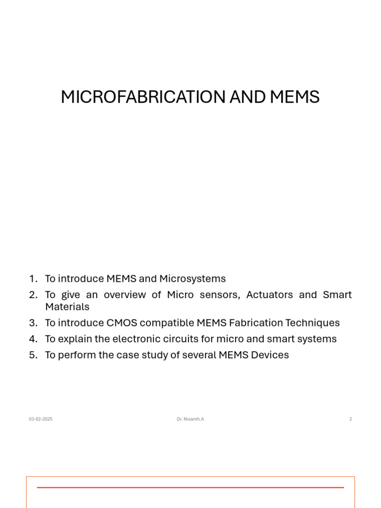 Mems Up To Ion Implantation | PDF | Chemical Vapor Deposition | Sputtering