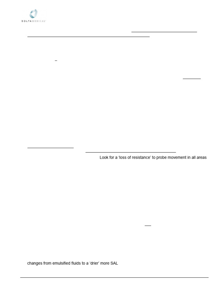 Vaser Procedure Suggestions | PDF