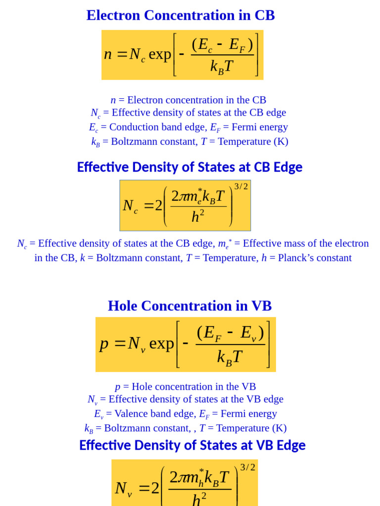 Fermi Energy in Semiconductors | PDF | Doping (Semiconductor ...