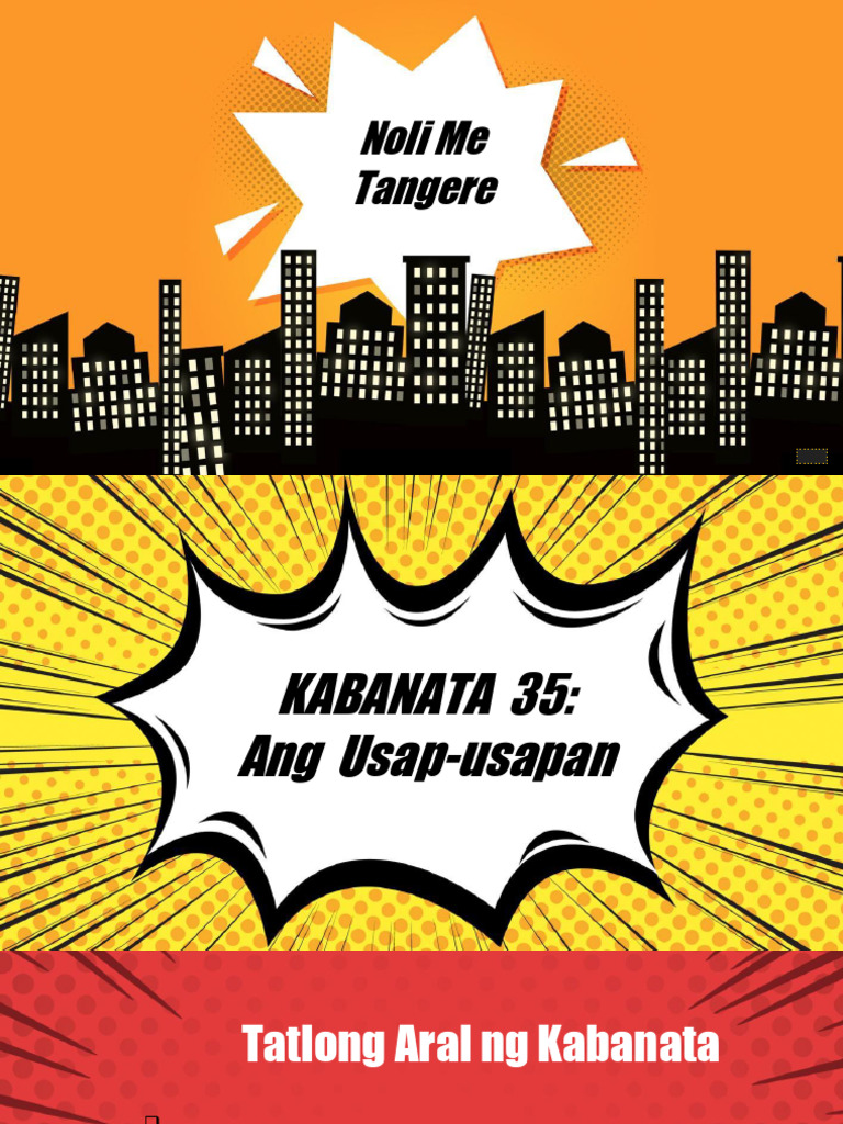Noli Me Tangere Kabanata 35 Tabirao | PDF