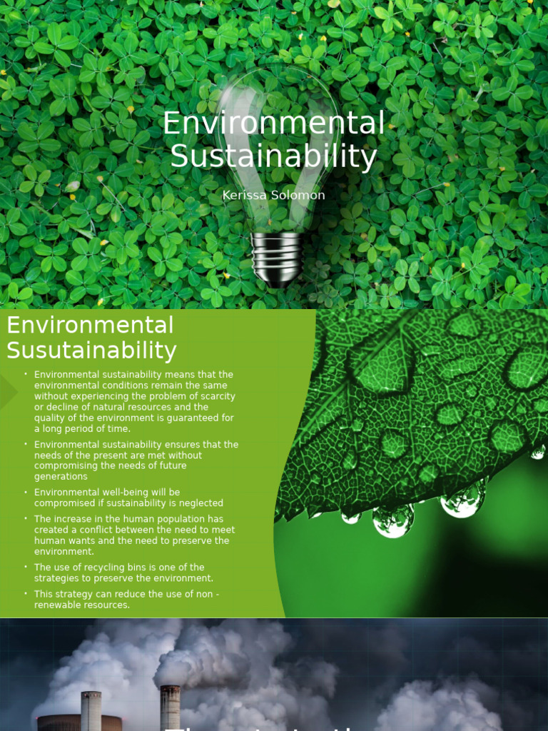 Understanding Environmental Sustainability | PDF | Eutrophication ...