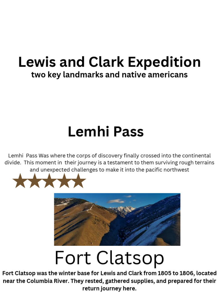 Lewis and Clark Expedition | PDF