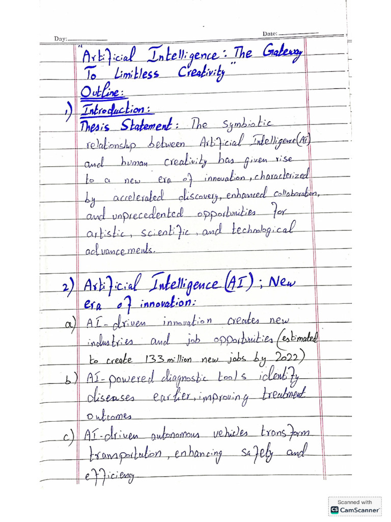 Artificial Intelligence .The Gateway To Limitless Creativity | PDF