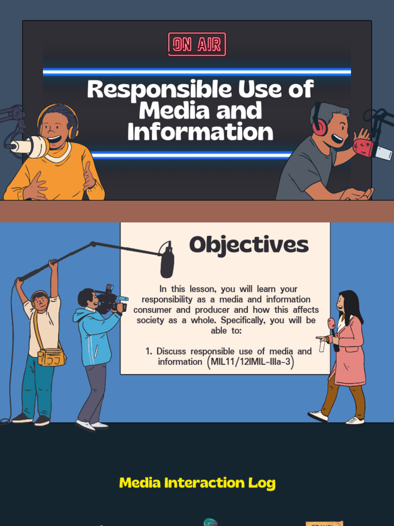Lesson 3 Responsible Use of Media | PDF | Human Communication ...