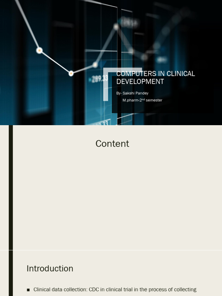 Role of Computers in Clinical Data Management | PDF | Data | Computing