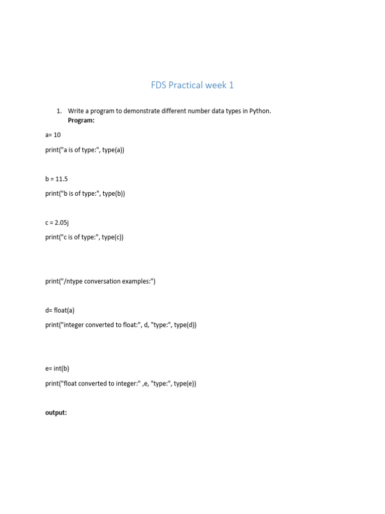 FDS Practical week 1_sayee | PDF | Fahrenheit | Celsius