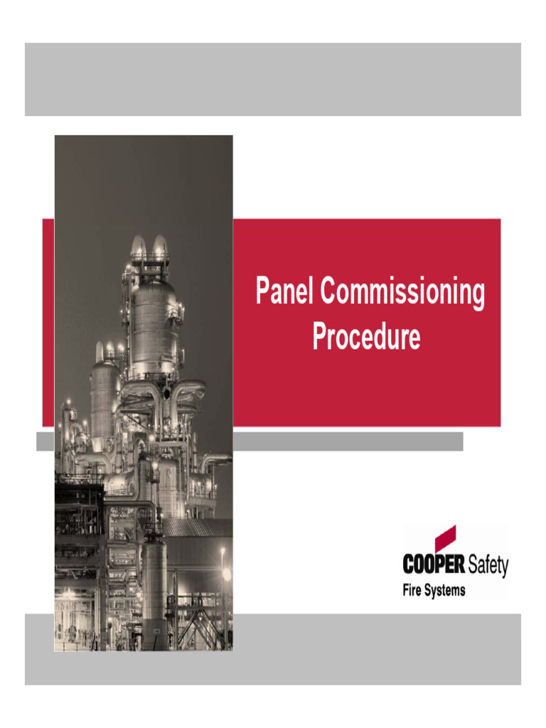 FAS Panel Commissioning Procedure | PDF | Electrical Engineering ...