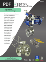 DHV Floating Ball Valve Catalog | PDF | Valve | Gas Technologies