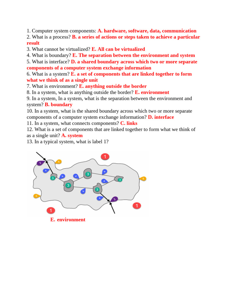 Understanding Computer System Components | PDF | Client–Server Model | Computer Network