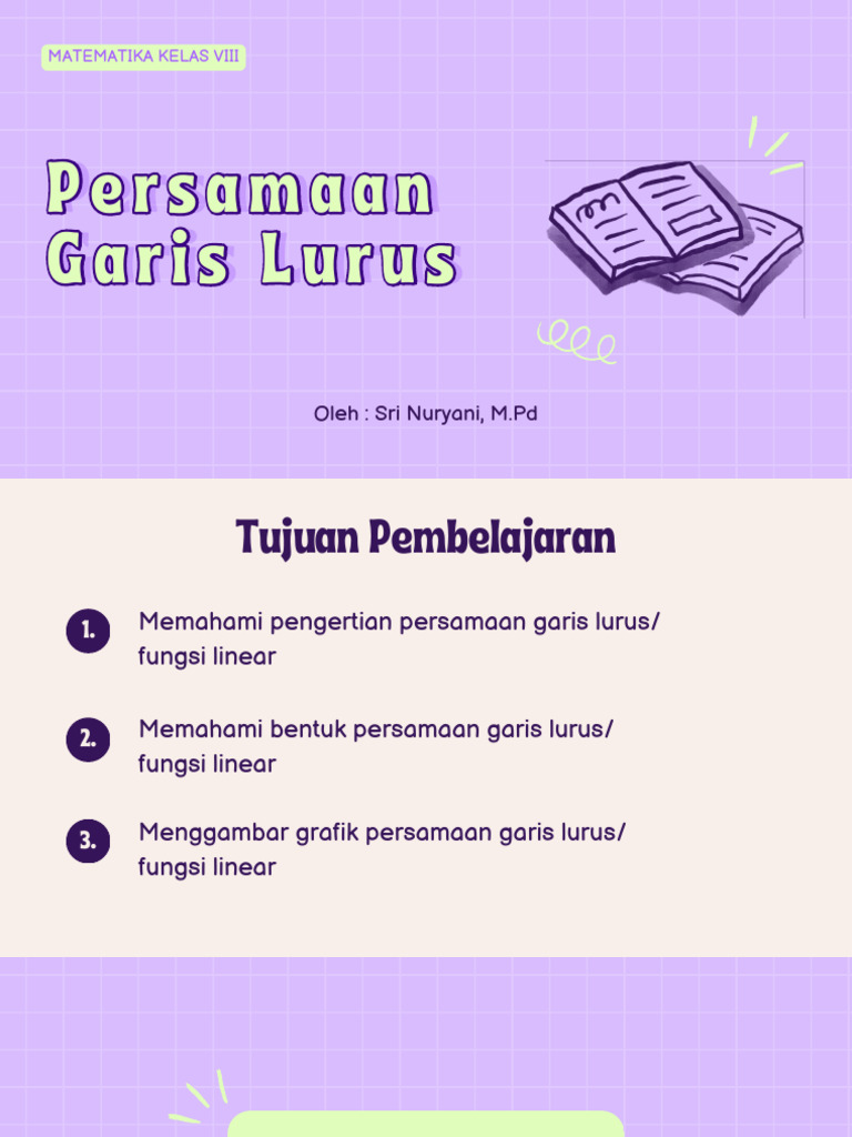 Persamaan dan Grafik Garis Lurus | PDF