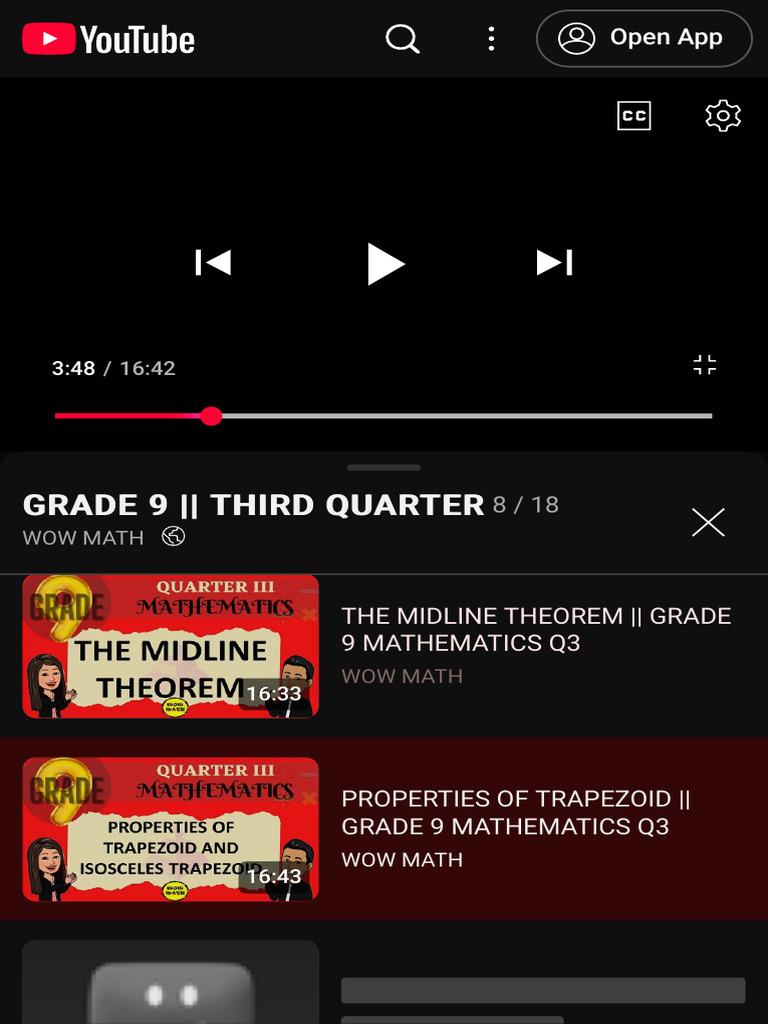 Properties of Trapezoid Grade 9 Mathematics q3 - Youtube | PDF