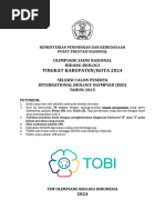 Soal Dan Jawaban Olimpide Biologi Sma 2023 | PDF | Kesehatan Holistik | Sains & Matematika