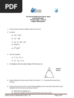 Gr9 Maths Factorisation MEMO | PDF | Mathematics | Arithmetic