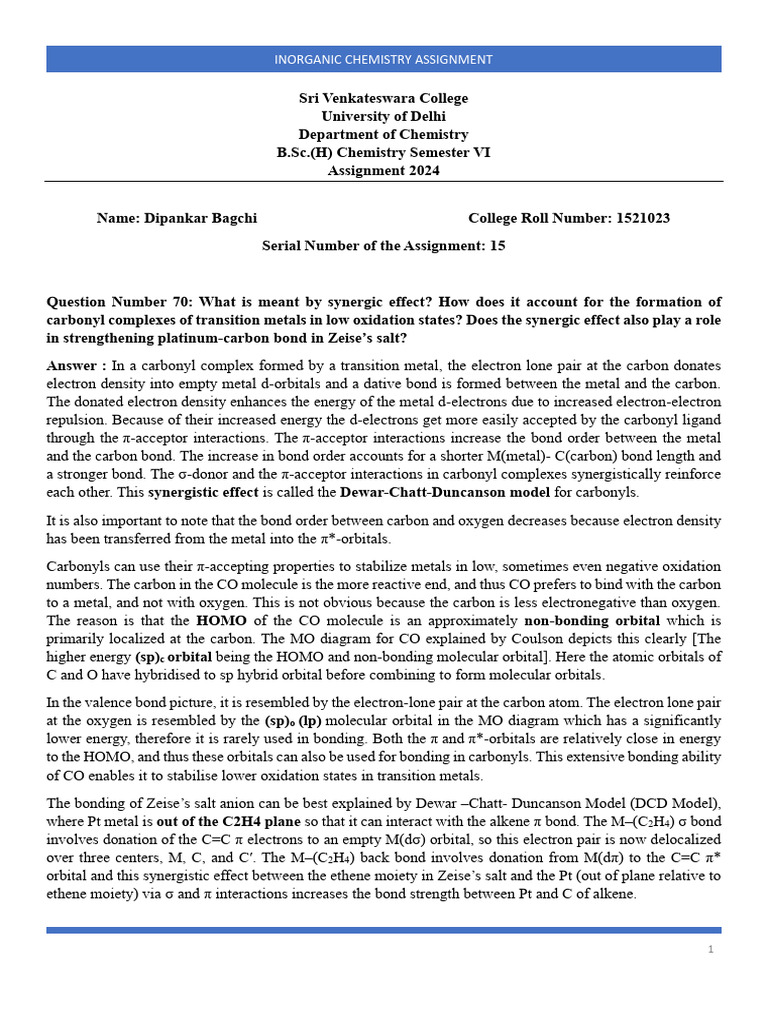 TCH 2024 Assignment Dipankar Bagchi 1521023 - Dipankar Bagchi | PDF ...