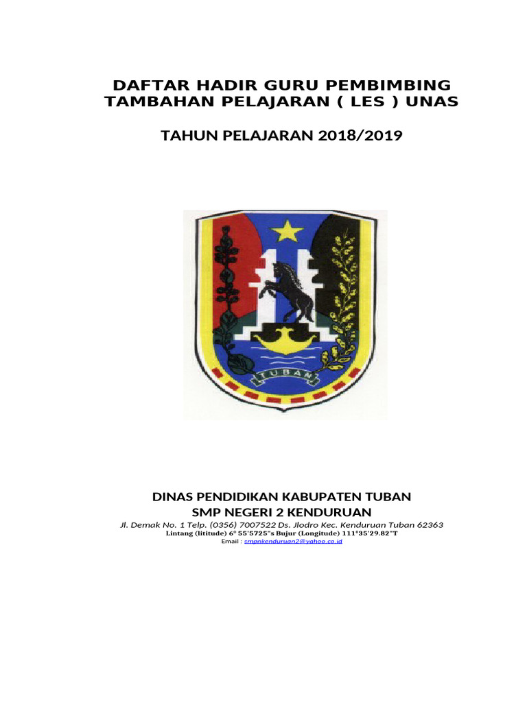 Cover Guru Pembimbing 2019 | PDF