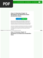 1 Page Notes of Chemistry | PDF