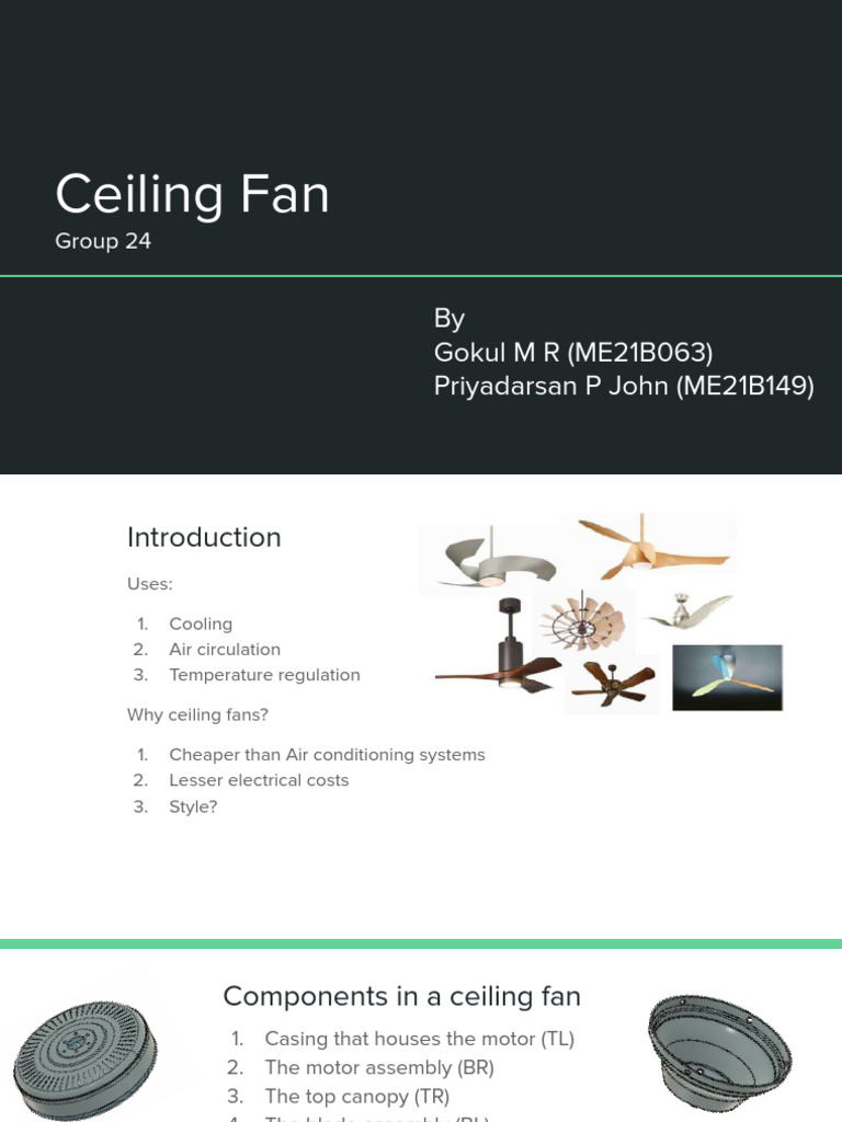 Ceiling Fan | PDF