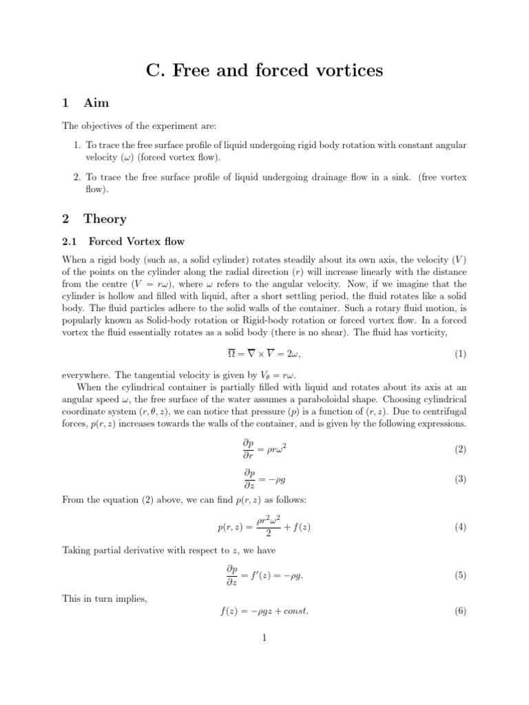 Code C | PDF | Vortices | Rotation Around A Fixed Axis