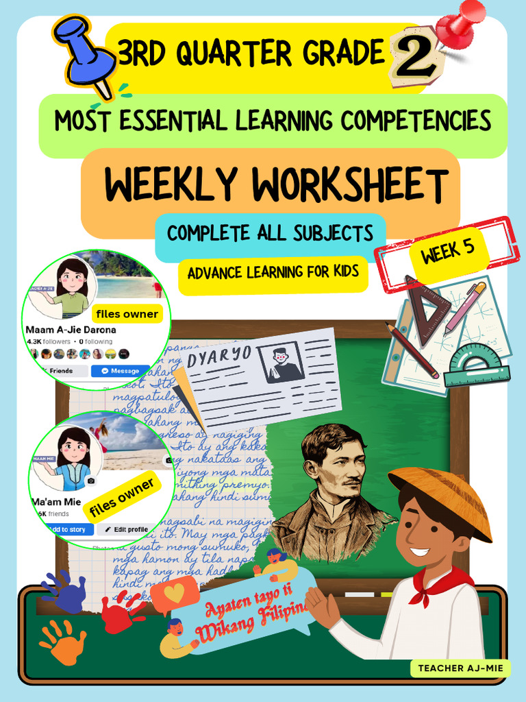 Q3 Grade 2 Week 5 Worksheets (1) | PDF