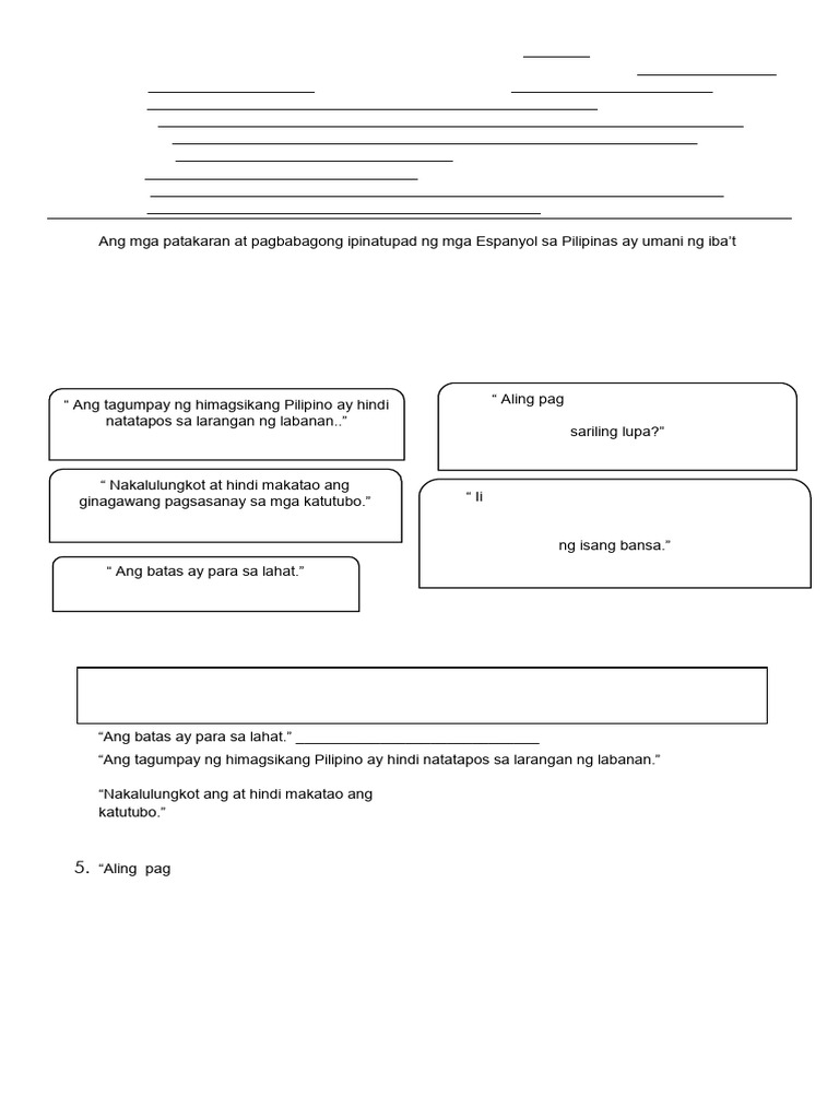 Ap 5 Quarter 3 Week 5 Las 3 | PDF