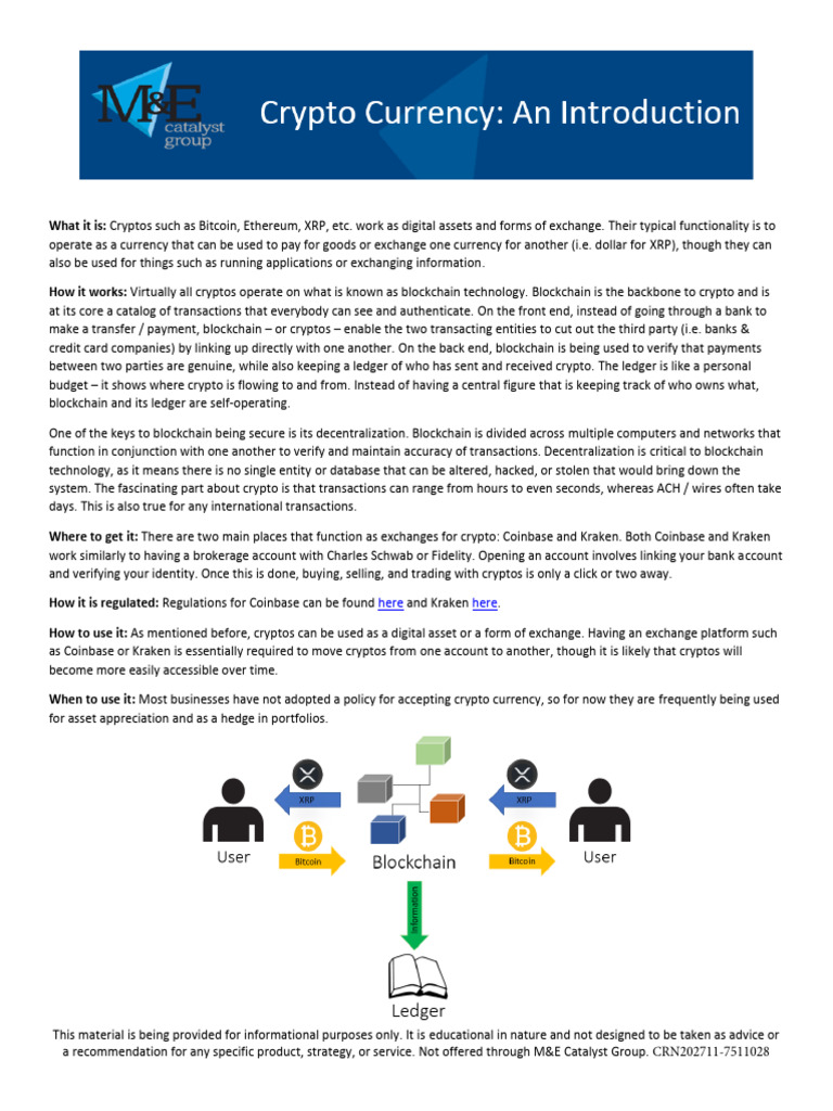 Crypto Basics for Beginners | PDF | Cryptocurrency | Applications Of Cryptography