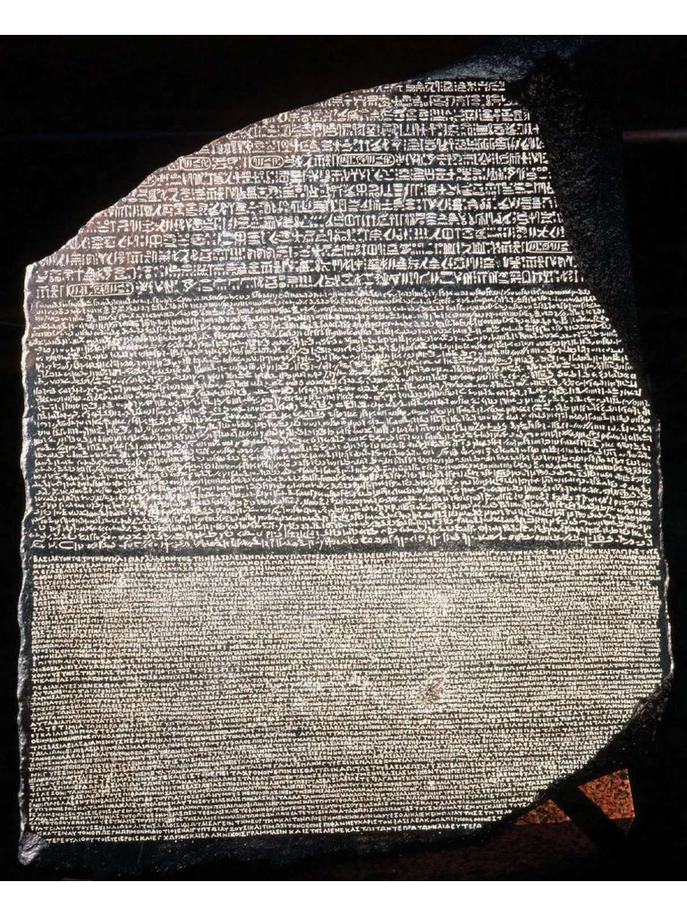 Rosetta-Stone-basalt-slab-Fort-Saint-Julien-Egypt-196-bce | PDF