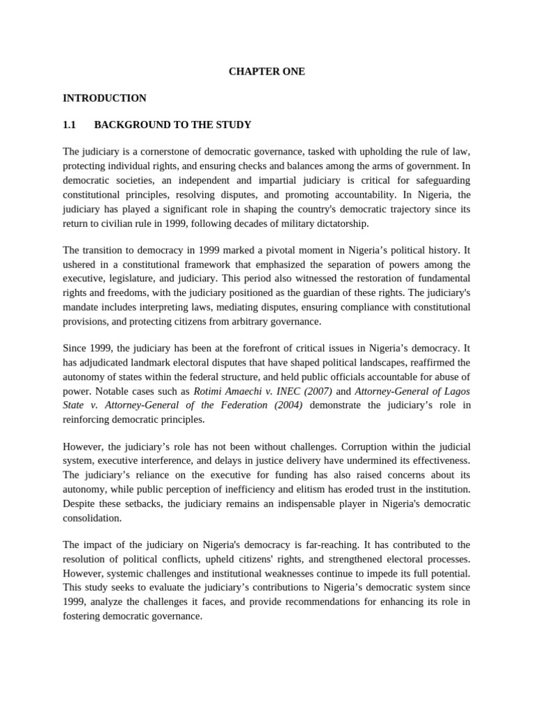 CHAPTER ONE | PDF | Democracy | Political Ideologies