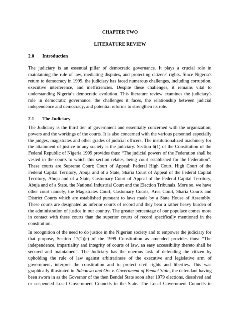 CHAPTER TWO | PDF | Rule Of Law | Democracy