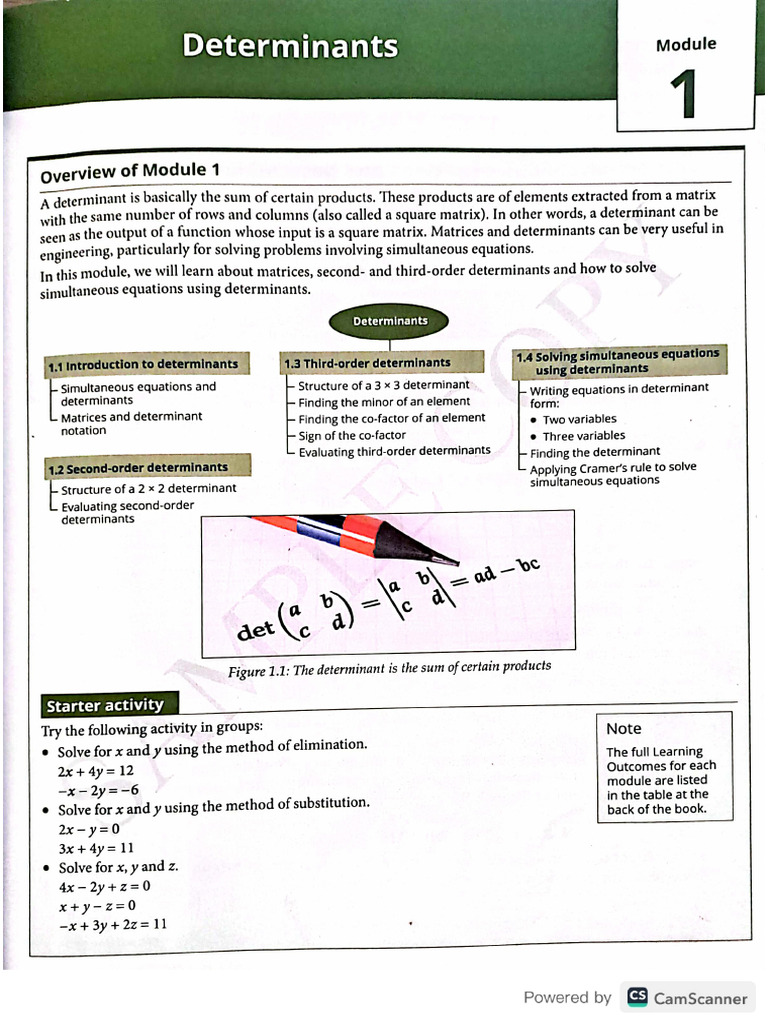 n4 Determinants | PDF