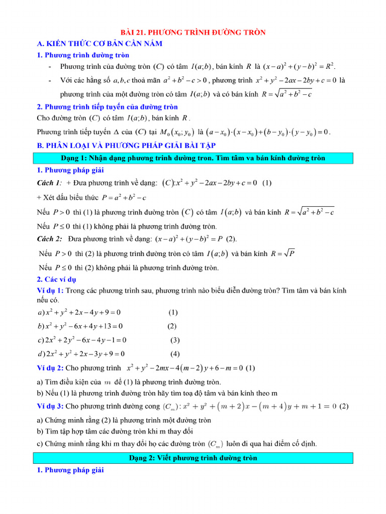 Bài 21 - - Đề bài - Toán 10 - KNTT. | PDF