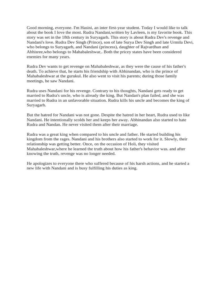 Rudra Nandani | PDF