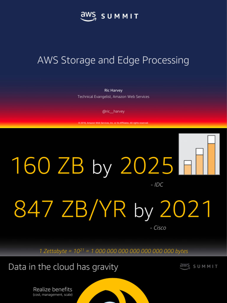 Aws Storage and Edge Processin 1748041998 180511161600 | PDF | Amazon Web Services | Cloud Computing