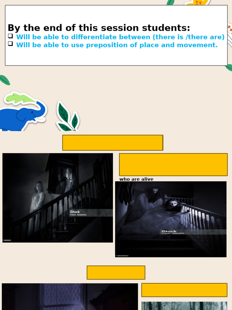 ESL Lesson: Grammar & Ghosts | PDF | Ghosts