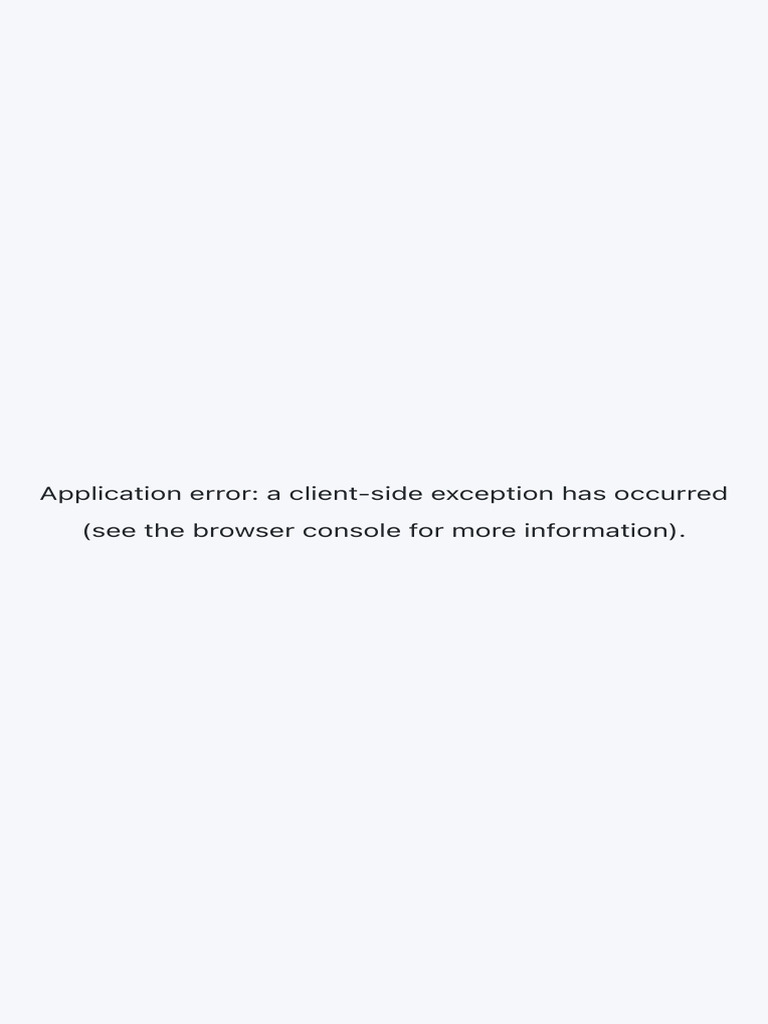 Application Error: A Client-Side Exception Has Occurred (See The Browser Console For More ...