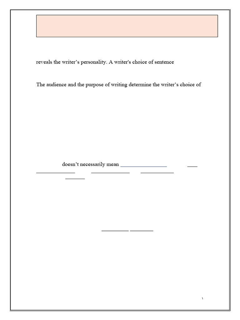 Basic Style Requirements Clarity and Simplicity | PDF | Verb | English ...